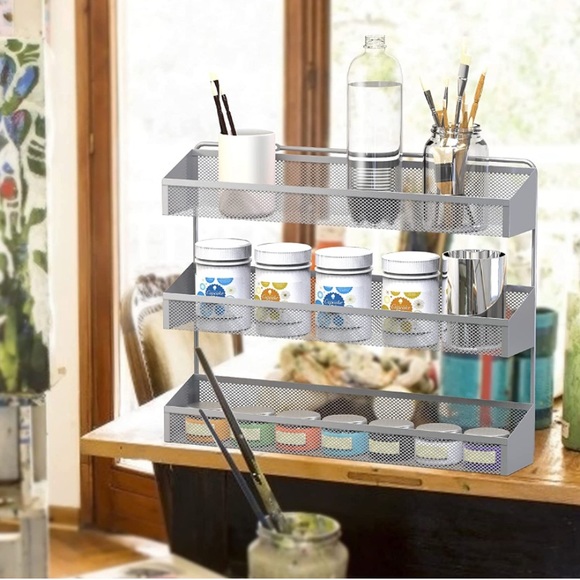 Kitchen | 2 Pack Spice Rack Organizer 3 Tier Countertop Stand Or Wall ...